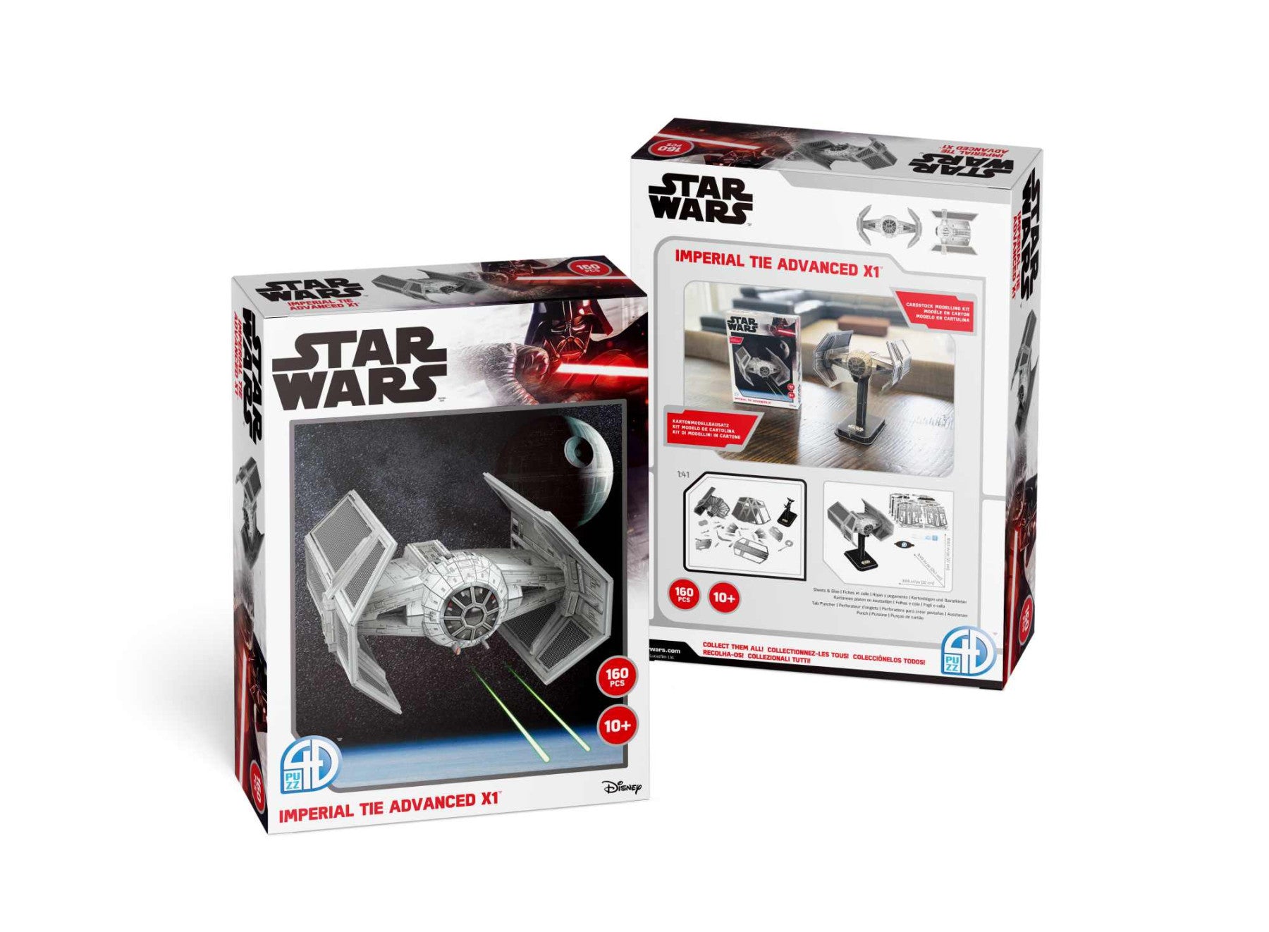 Star Wars TIE Advance x1 Fighter 160pcs/27cm 4D Model Kits 51302 – The ...