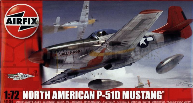 North American P-51D Mustang 1/72 Scale Airfix A01004 – The Aviation Shop