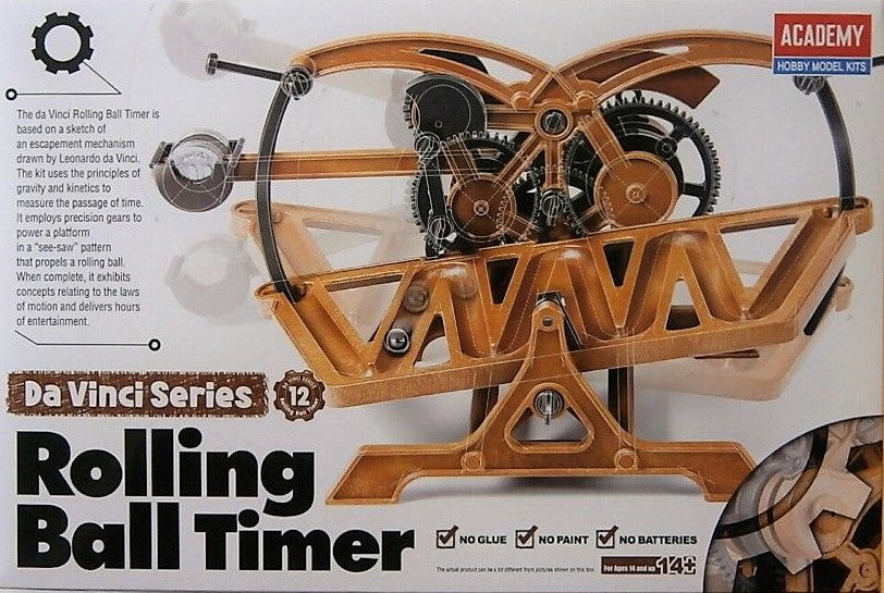 Da Vinci Rolling Ball Timer - Academy 18174 – The Aviation Shop
