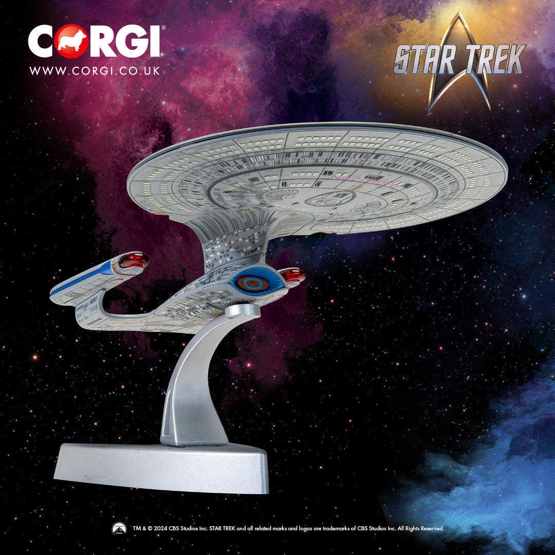 Star Trek USS Enterprises NCC -1701 -D (The Next Generation) - Corgi C ...