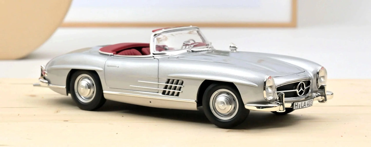 MERCEDES-BENZ 300 SL ROADSTER SILVER 1957 1/18 Scale NOREV MTDNOR18389 ...