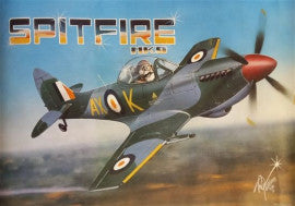 Spitfire 9e Caricature Poster - No-67 – The Aviation Shop