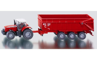 Massey Ferguson Tractor with Trailer 1/87 Siku 1844 – The Aviation Shop