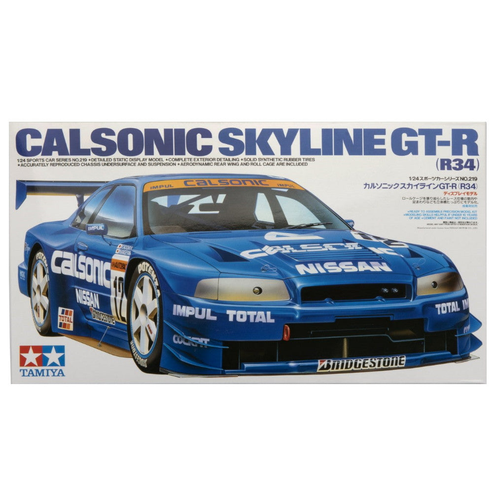 Calsonic Skyline GT-R (R34) 1/24 Scale Tamiya 24219 – The Aviation Shop